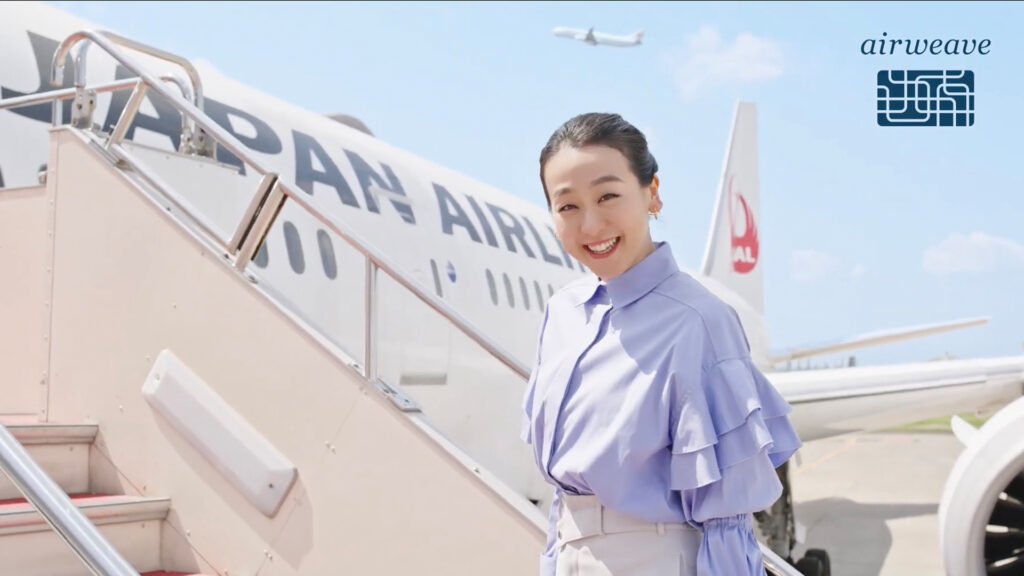 浅田真央 出演「エアウィーヴ」新TVCM「JALおもてなし」篇、「リサイクル」篇＆インタビュー | エンタメラッシュTV